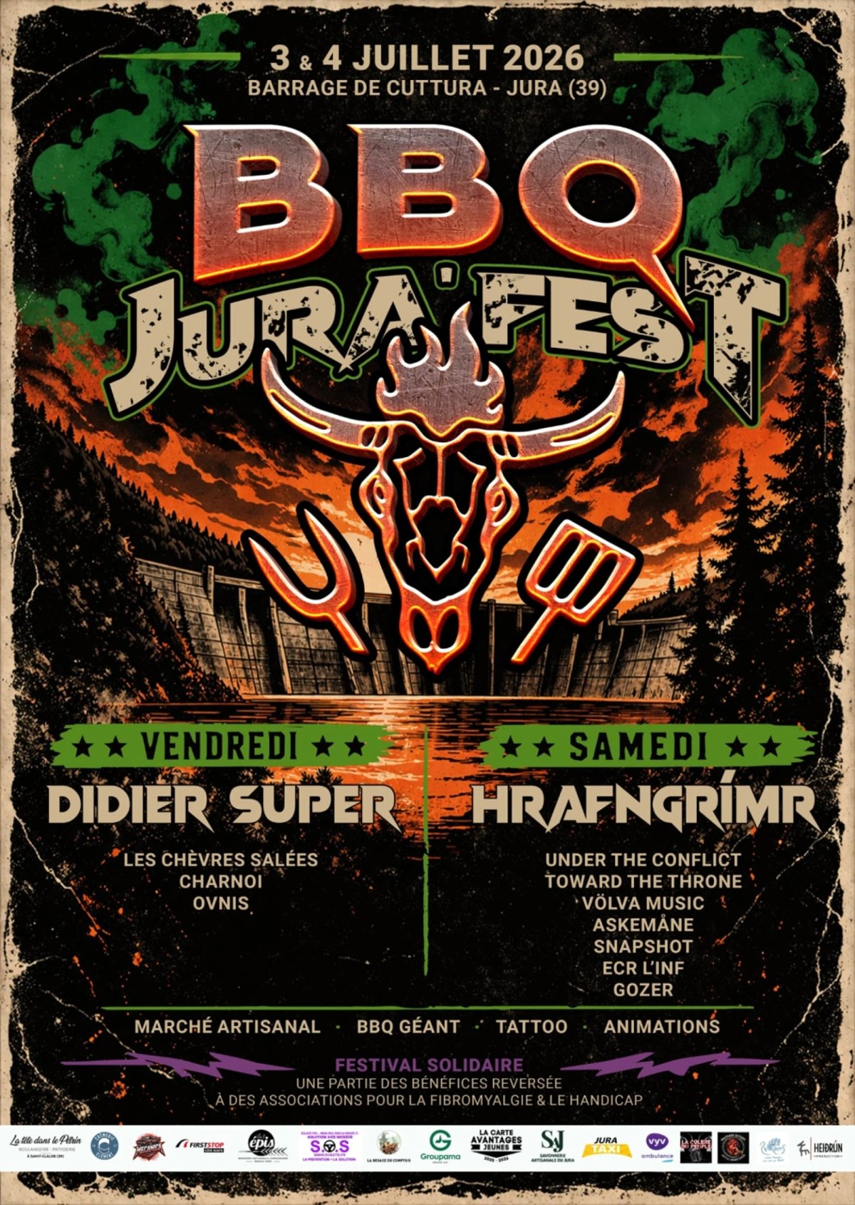 BBQ Jura’Fest 2026, dates, programme et billetterie